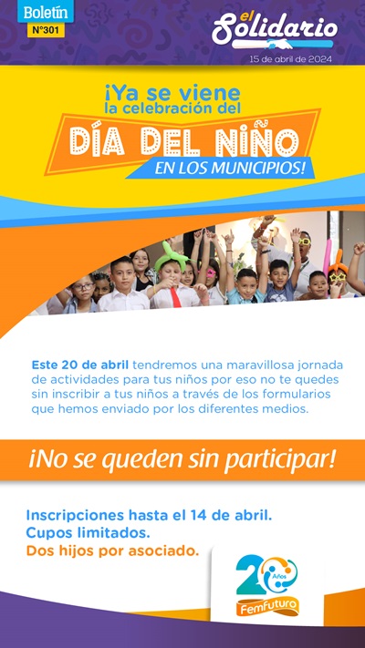 Boletín Informativo del Fondo de Empleados N° 301 Boletín Informativo del Fondo de Empleados N° 301